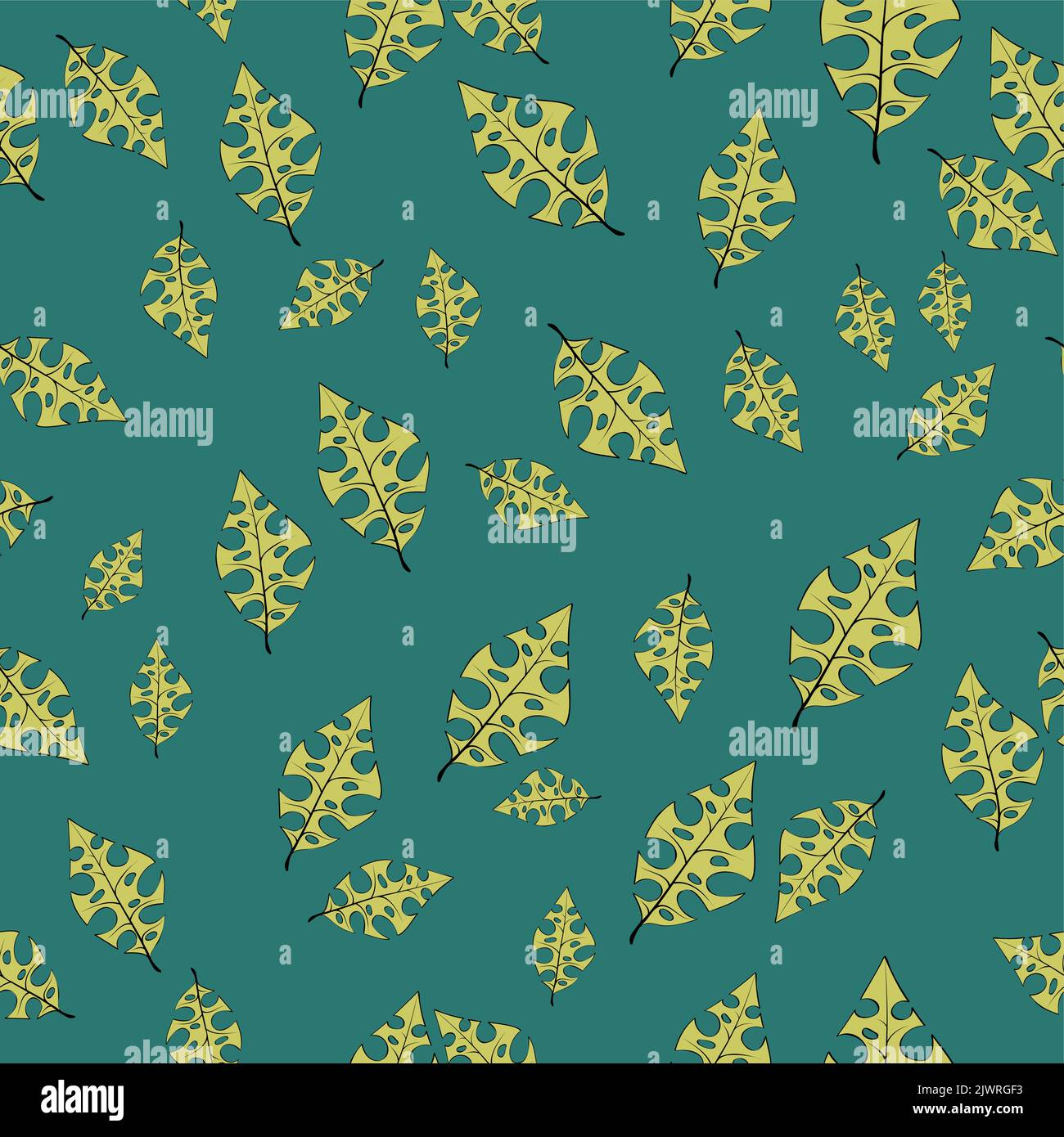 Green leaf pattern texture abstract background. Green tropical leaves ...