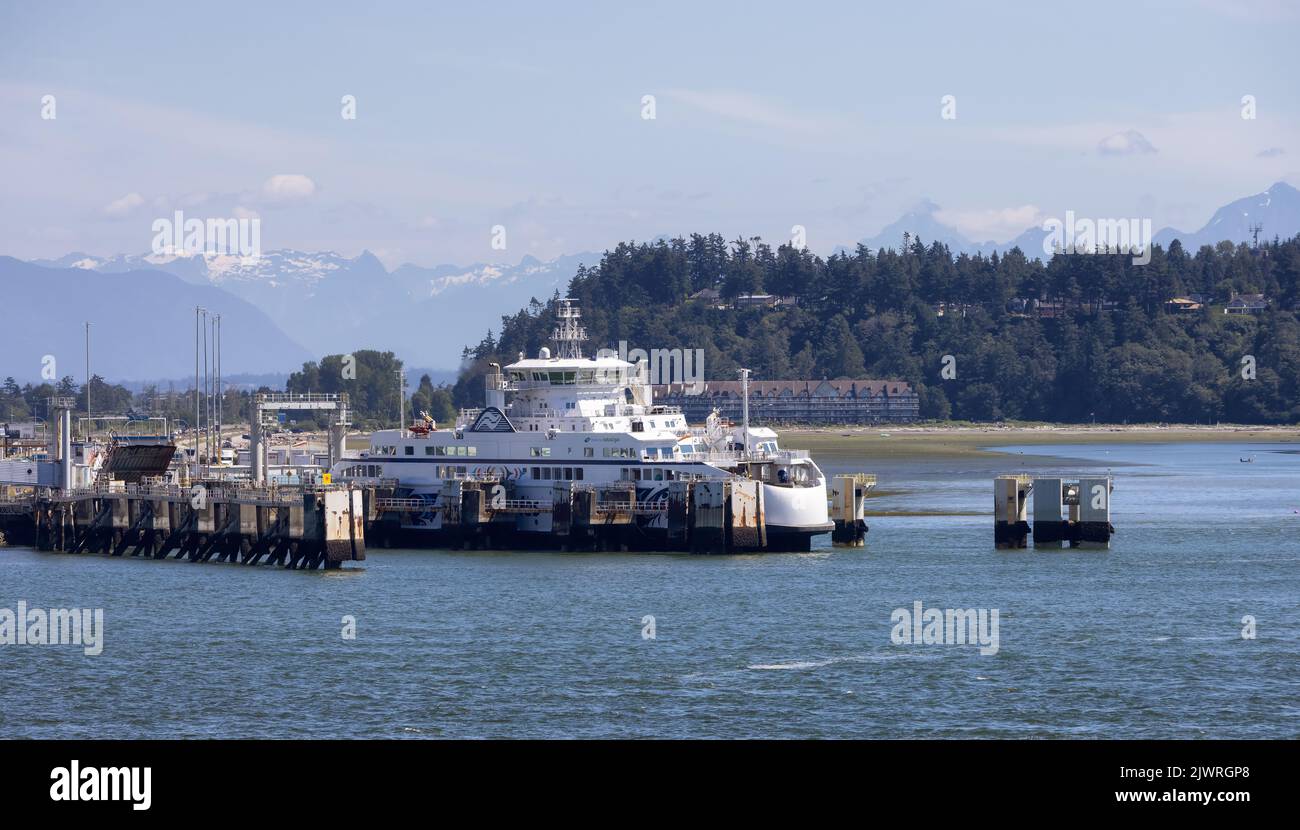 BC Ferries Terminal during a sunny summer day Stock Photo - Alamy
