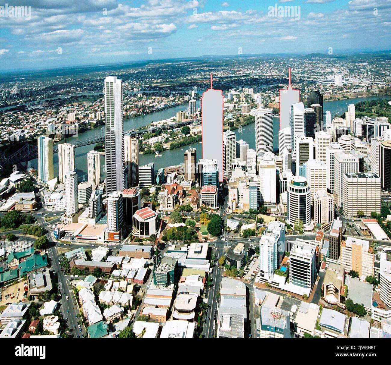 PA PHOTOS/AAP - UK USE ONLY: Artist's impression of the 77-level green ...