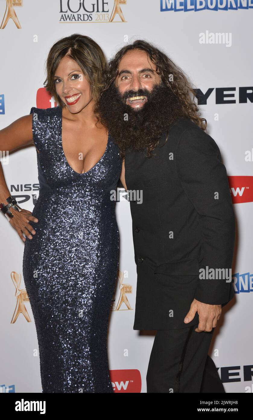 SBS presenter Anjali Rao in a dress borrowed from Dannii Minogue and ...