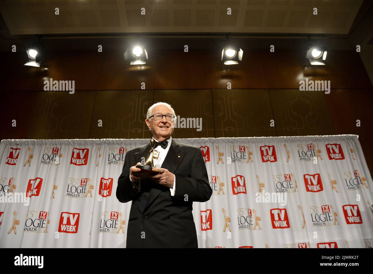 Brian Henderson is inducted into the Logies Hall of Fame at the 2013 ...