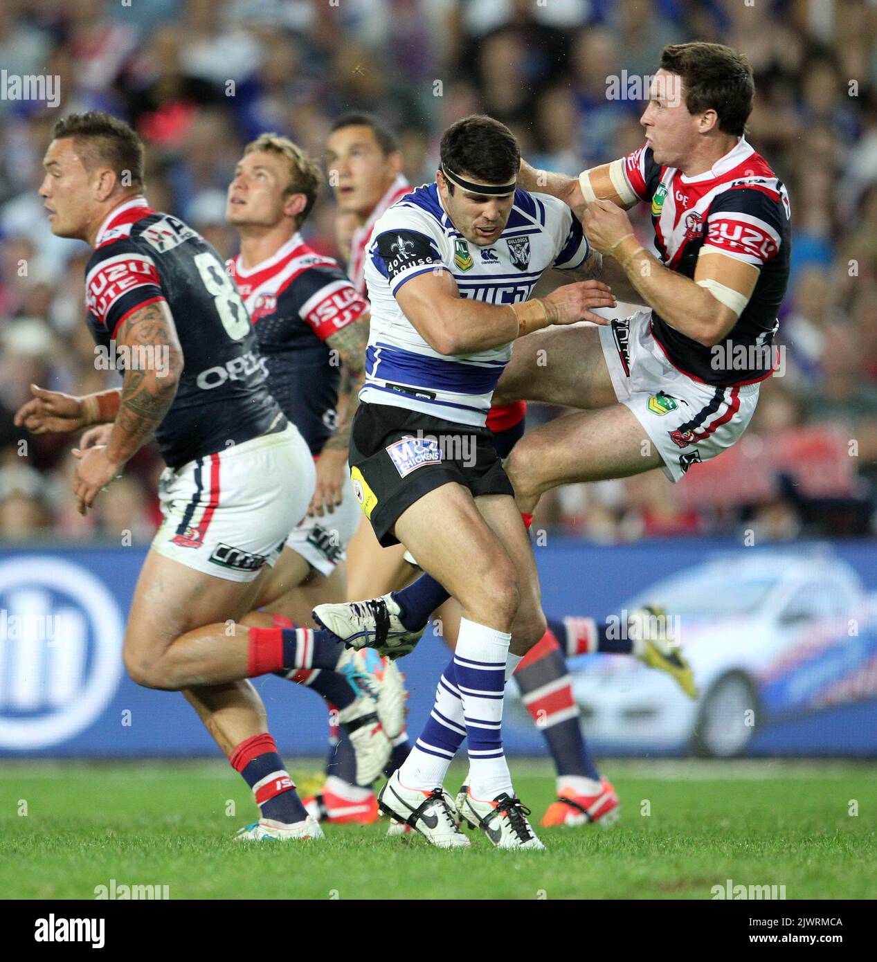Michael Ennis hit James Maloney after the kick during the NRL Round 6 ...