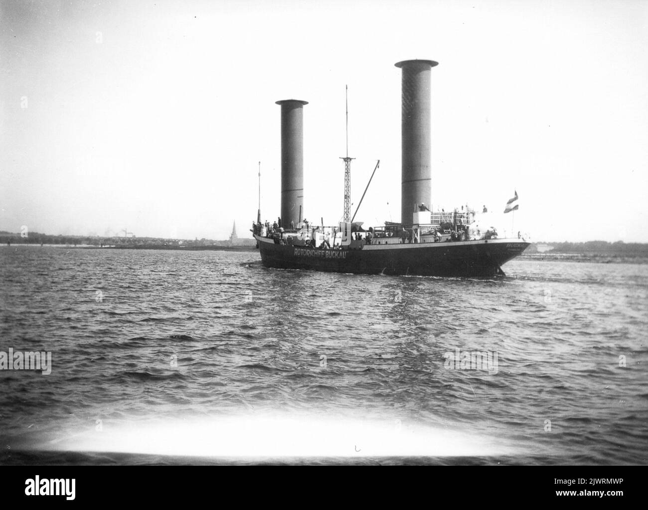 Rotorschiff Buckau", Hamburg. "Rotorschiff Buckau", Hamburg Stock Photo ...