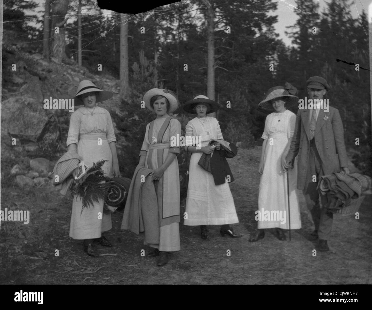 To the right David and Elna Brundin on excursion together with Elna's ...