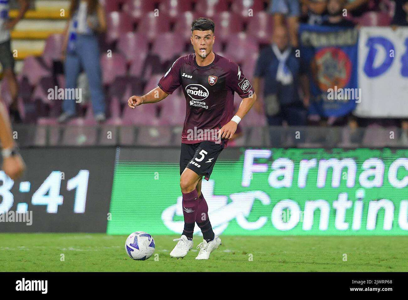 Flavius Daniliuc of US Salernitana during the Serie A match between US ...