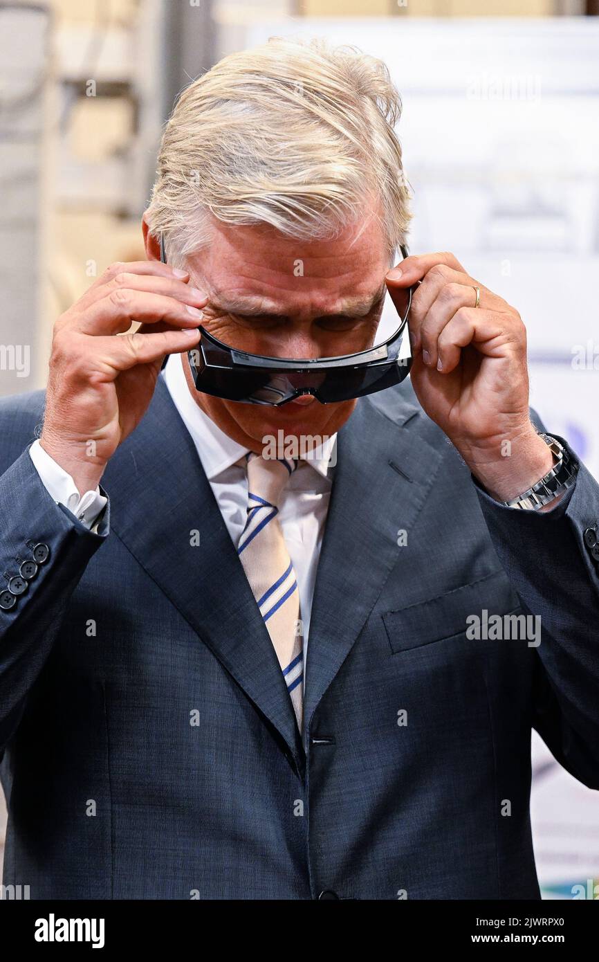 King Philippe - Filip of Belgium pictured during a royal visit to the ...