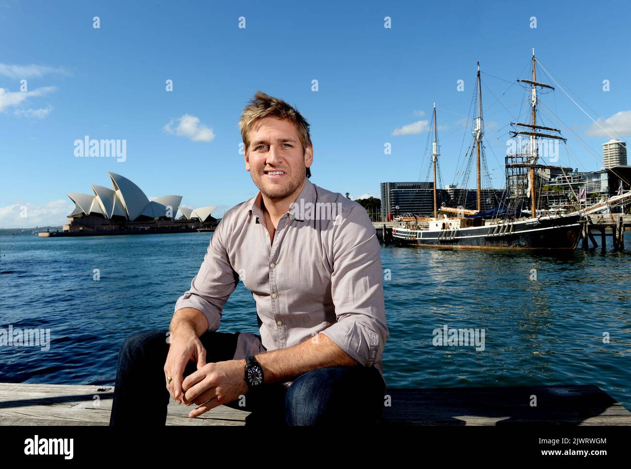 Australian chef Curtis Stone poses for photographs in Sydney, Monday ...