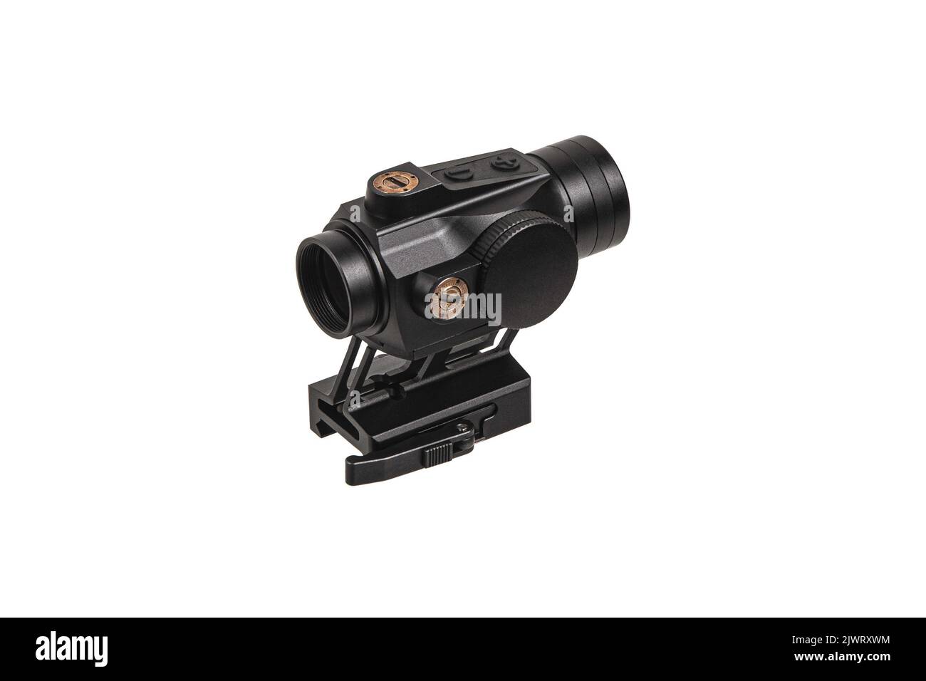 Modern optical collimator sight. Aiming device for shooting at short ...