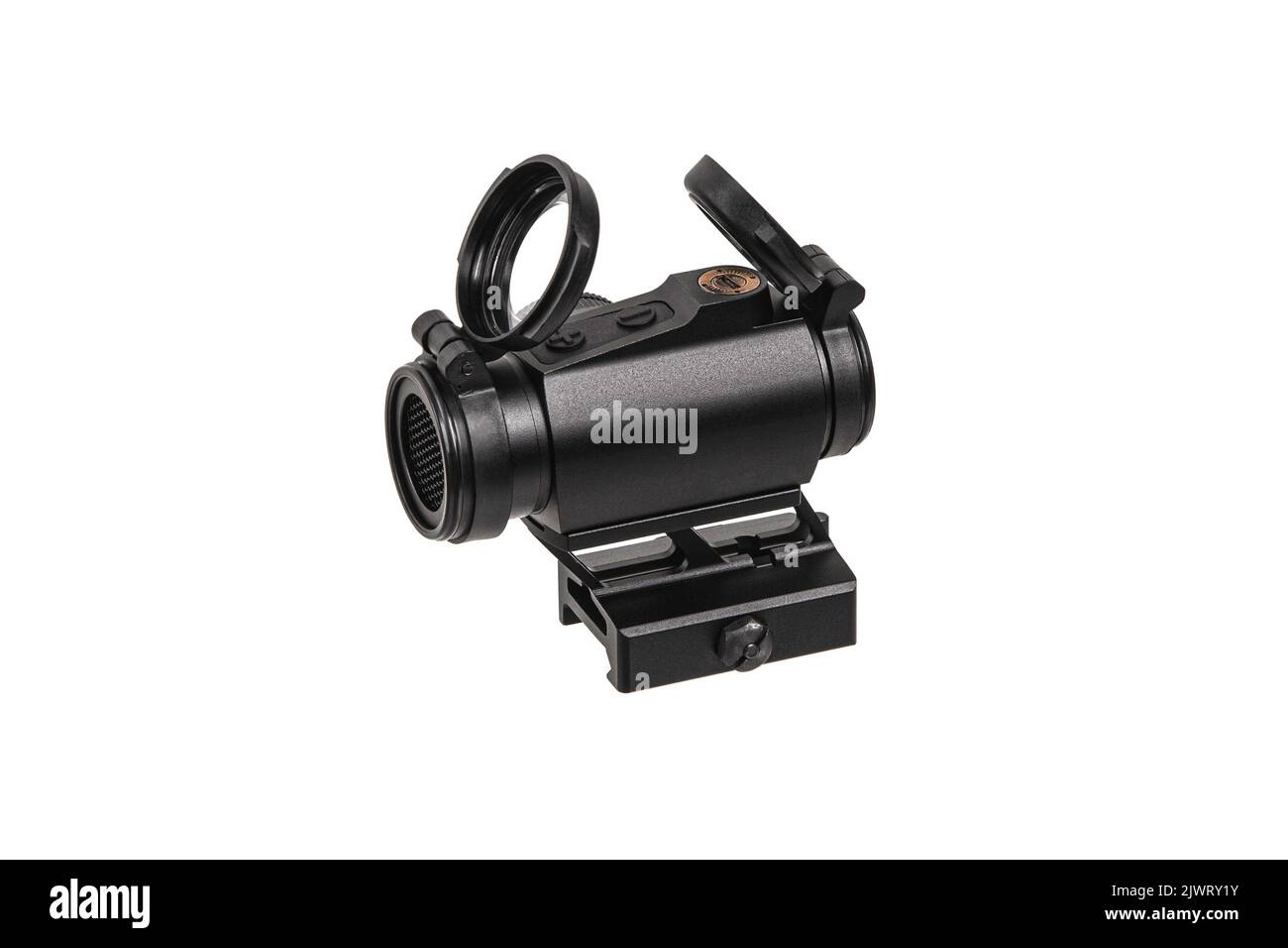 Modern optical collimator sight. Aiming device for shooting at short ...