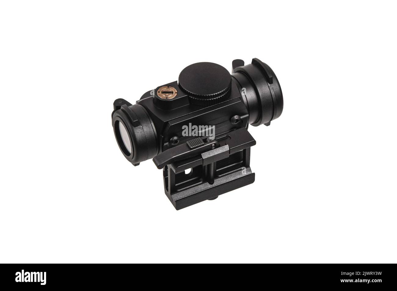 Modern optical collimator sight. Aiming device for shooting at short ...