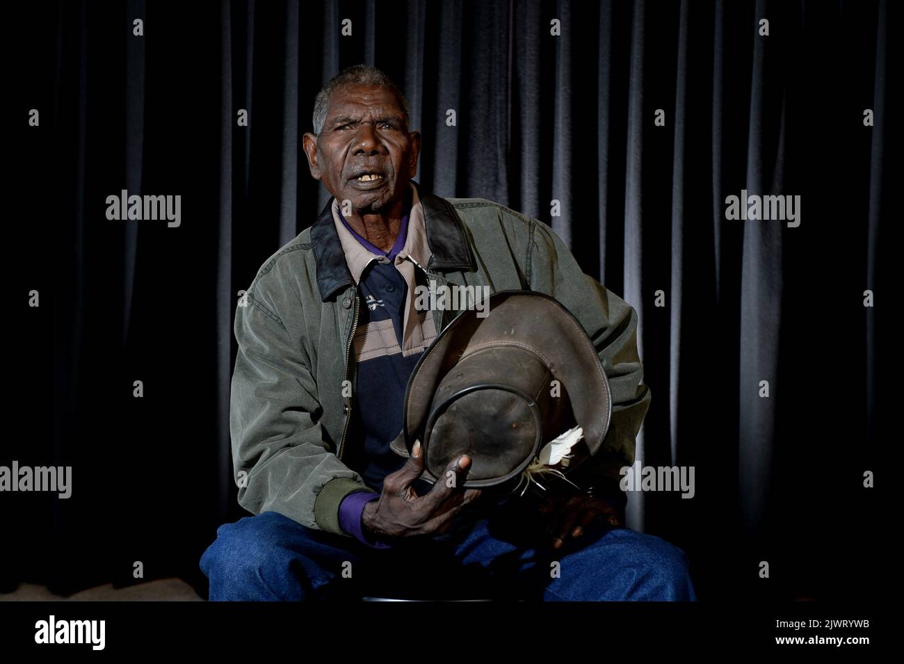 Actor David Gulpilil, winner of the Red Ochre, the major award at the ...