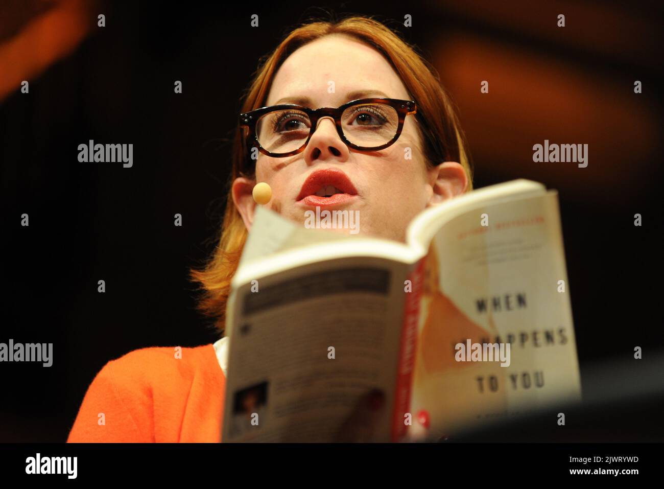 American Actor Molly Ringwald Reads From Her Book When It Happens To