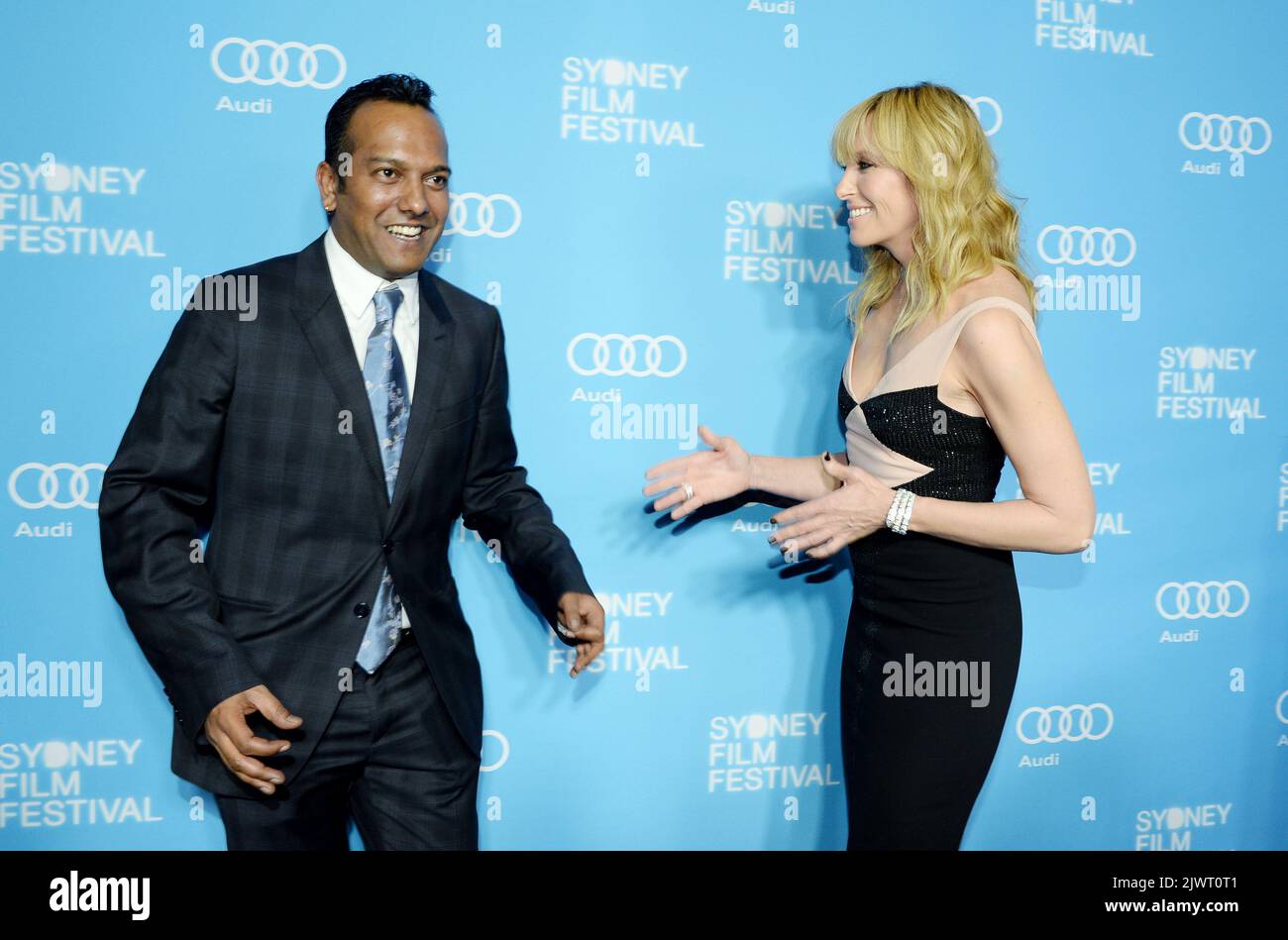 Australian actor Toni Collette and Sydney Film Festival director Nashen ...