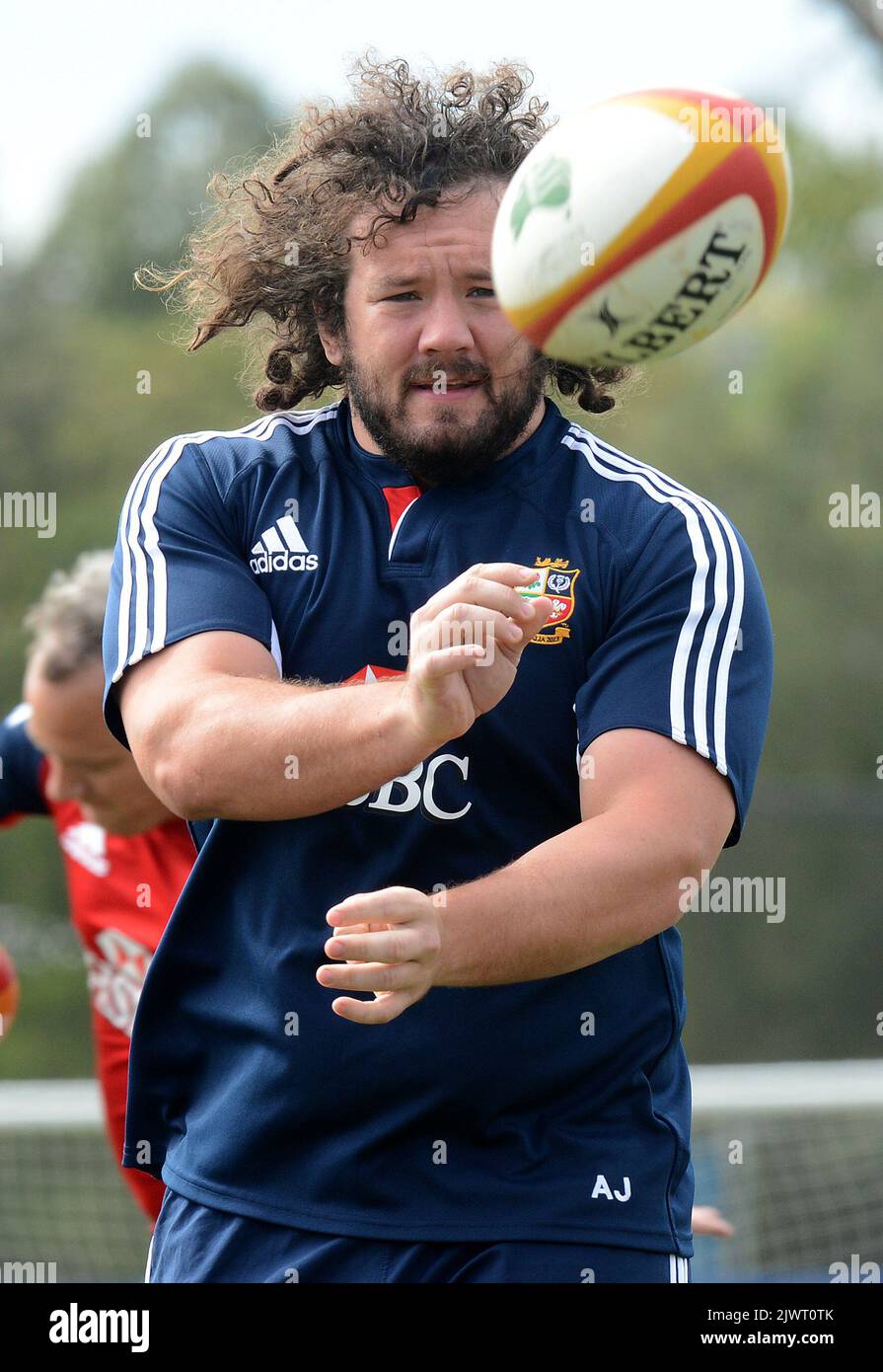 Adam Jones during the British and Irish Lions Captains Run at the ...