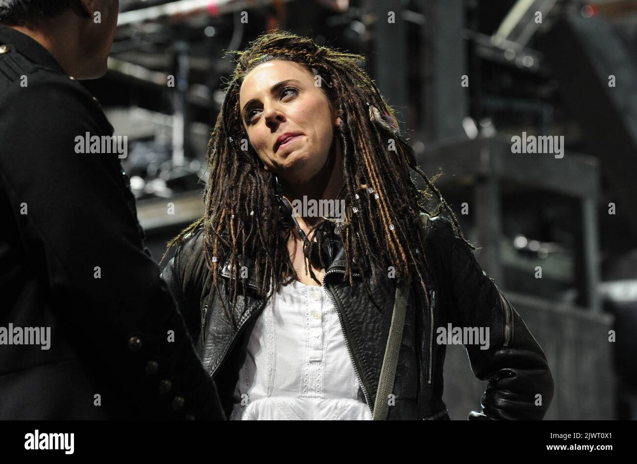 British performer Mel C on stage for a dress rehearsal of Jesus Christ ...