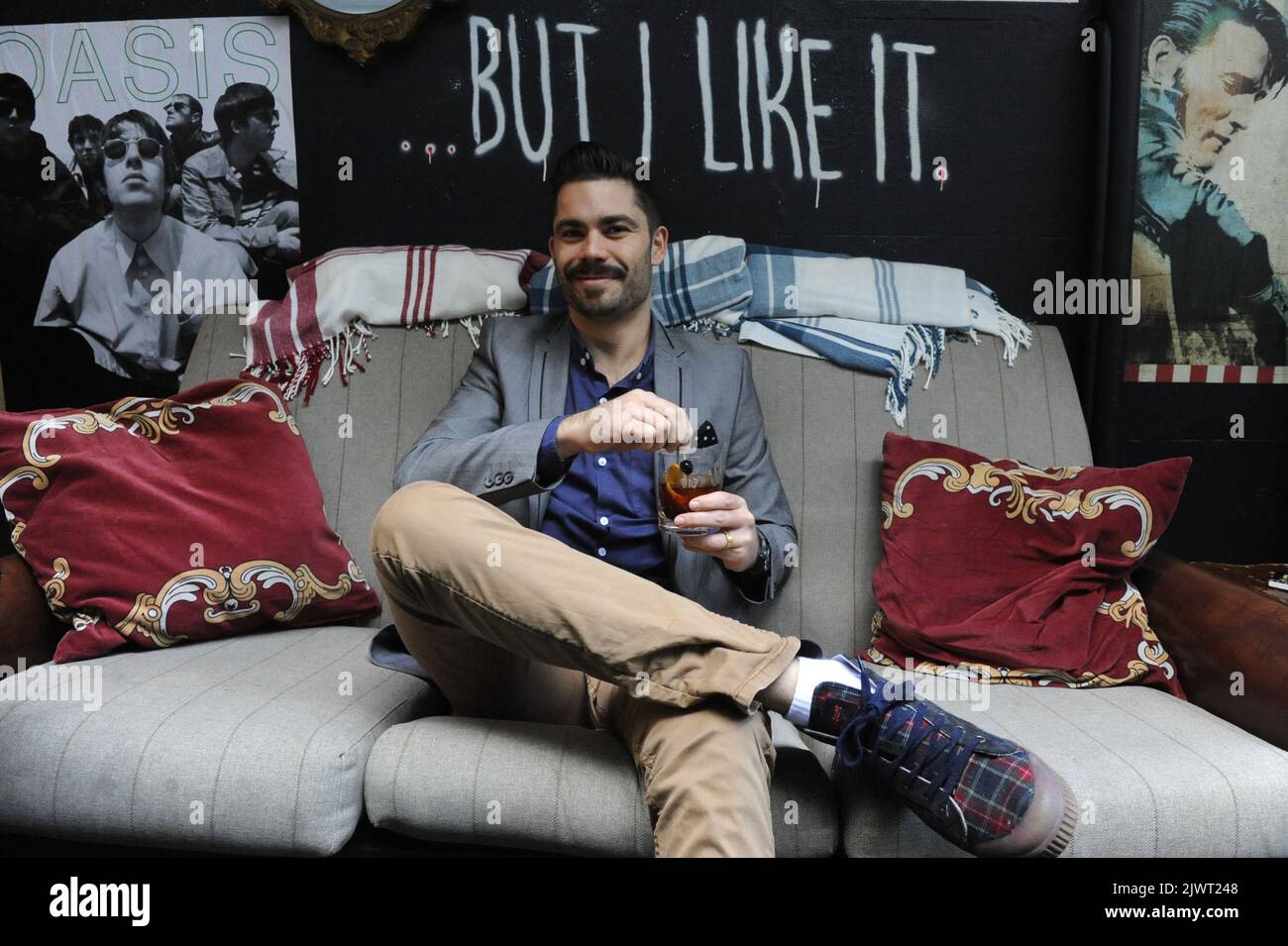 Bartender Luke Ashton at the Vasco bar in Sydney's Surry Hills ...