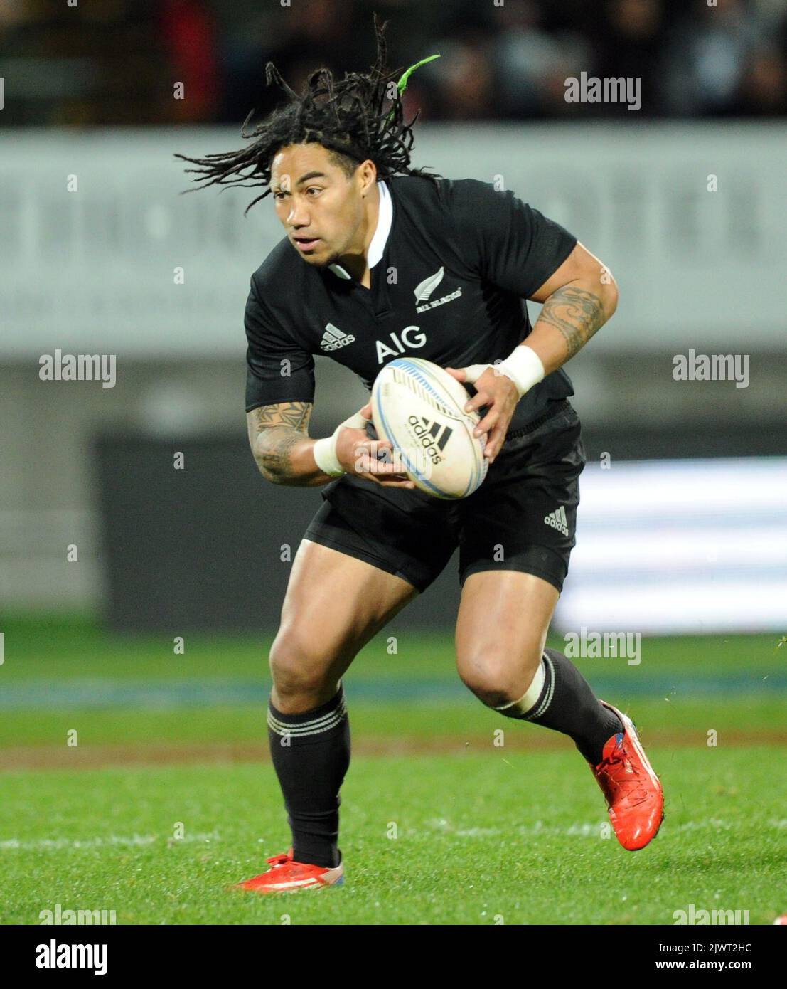Ma'a Nonu during the third test at the Yarrow Stadium, New Plymouth ...