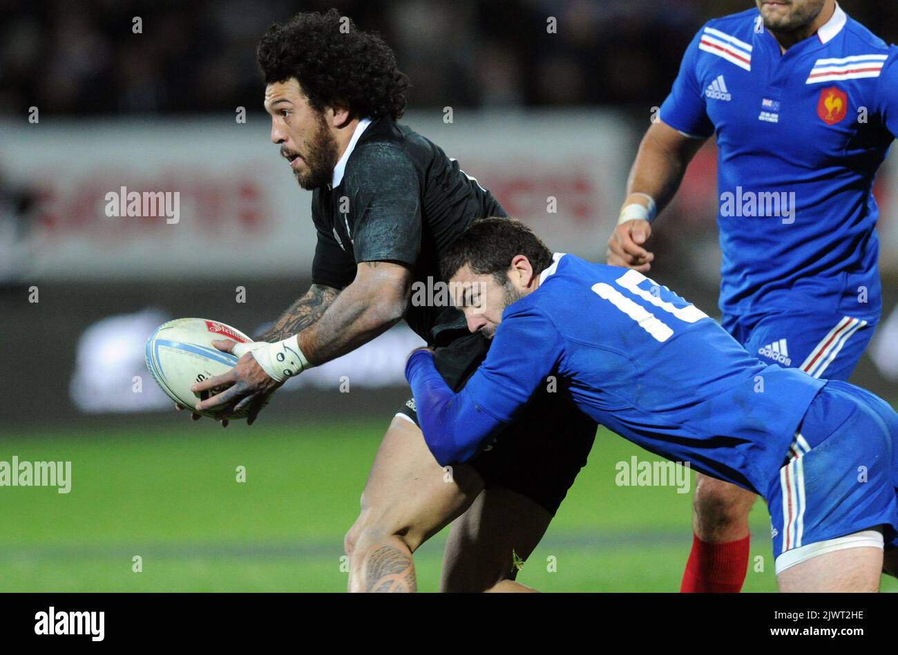 Rene Ranger during the third test at the Yarrow Stadium, New Plymouth ...