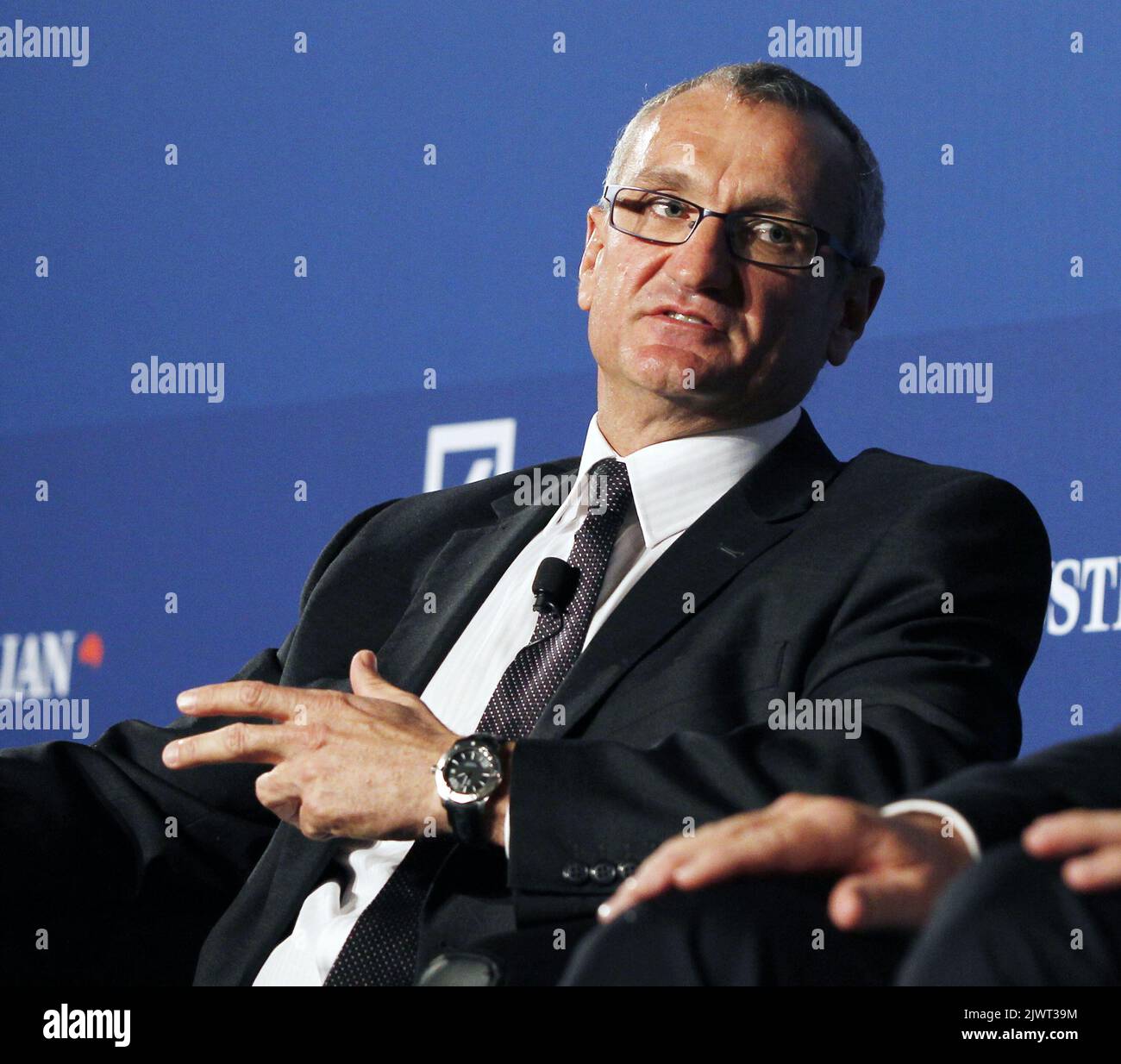 Jimmy Wilson, President Iron Ore, BHP Billiton at the The Australian ...