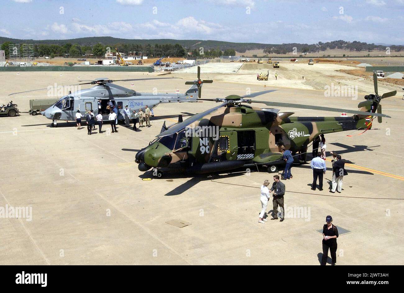 PA PHOTOS / AAP - UK USE ONLY : Canberra, February 18, 2003. Two of the ...