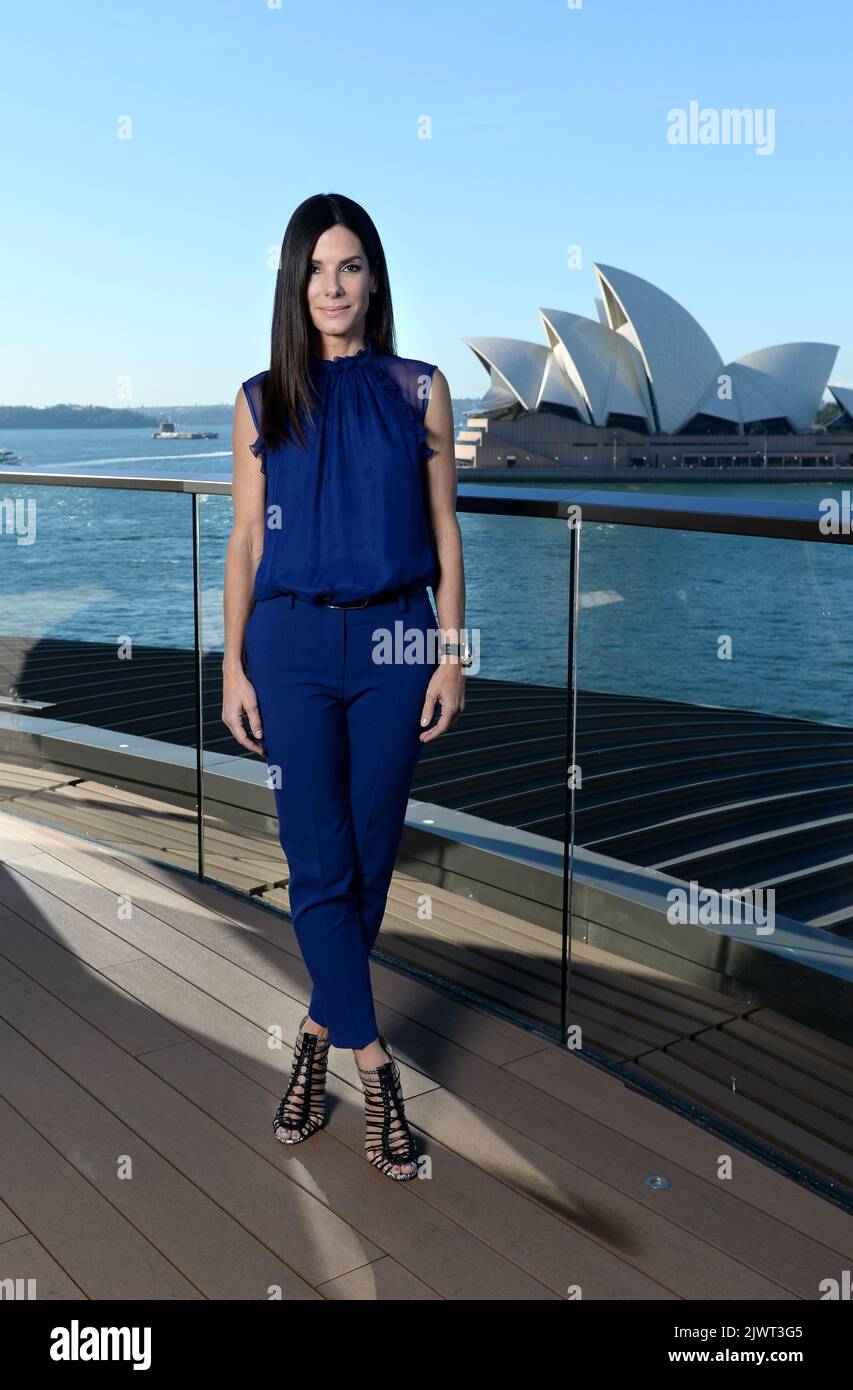 American actor Sandra Bullock in Sydney, Tuesday, July 2, 2013. Bullock ...
