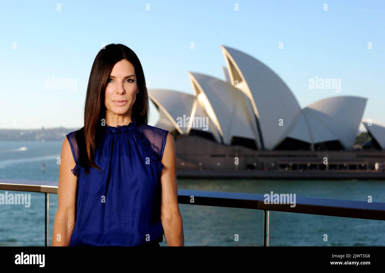 American actor Sandra Bullock in Sydney, Tuesday, July 2, 2013. Bullock ...
