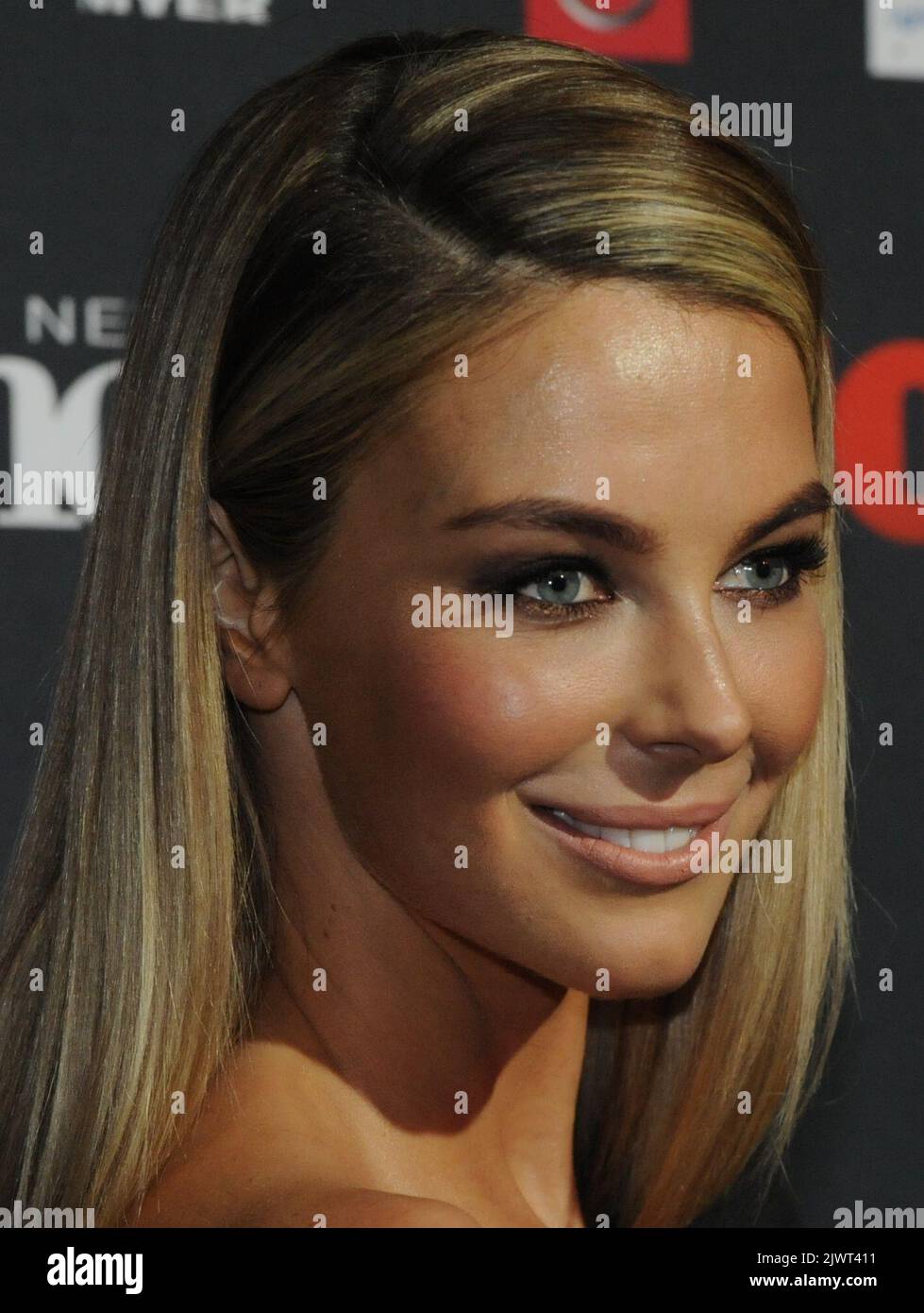 Model Jennifer Hawkins at the season eight launch of Australia's Next ...