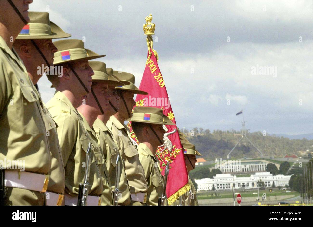 PA PHOTOS / AAP - UK USE ONLY : The Australian Army birthday parade at ...