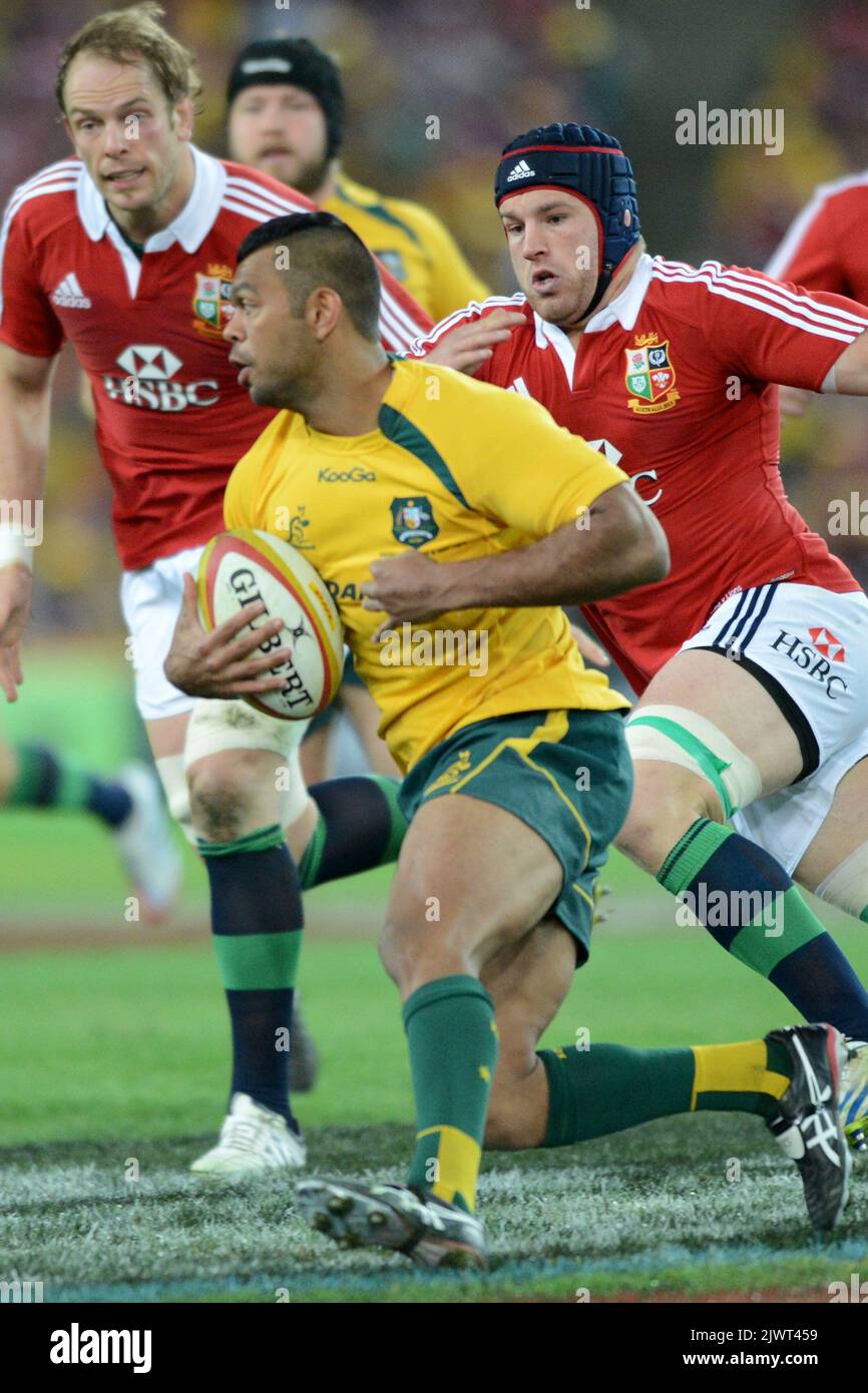 Kurtley Beale during the final test at the ANZ stadium, Sydney ...