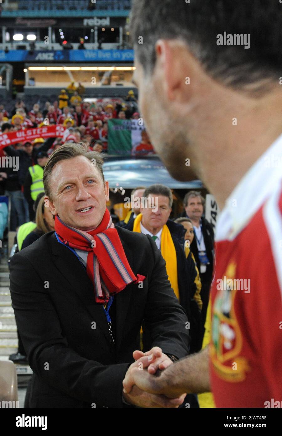 Daniel Craig after the final test at the ANZ stadium, Sydney, Australia ...