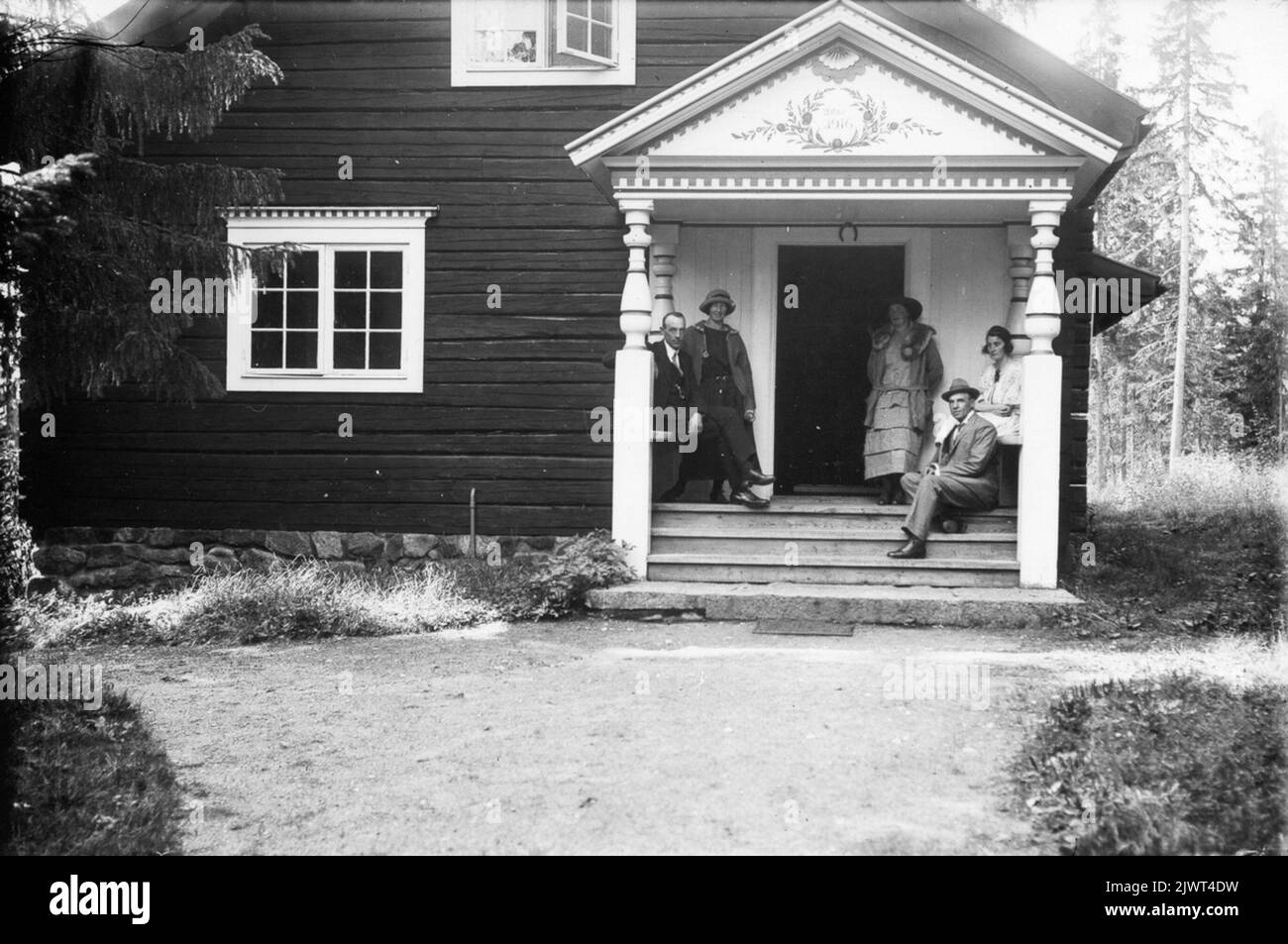 From left: Erhard, Elin, Astrid and Emil Nilsson and Anna Andersson ...