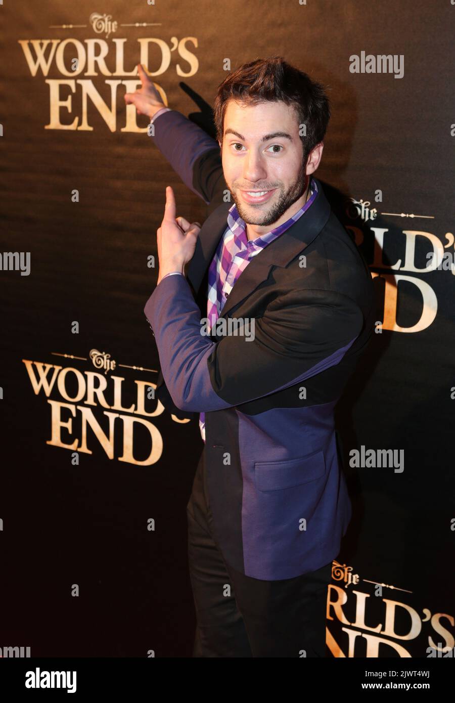Actor Damien Brodie at the red carpet arrivals for the Australian film ...