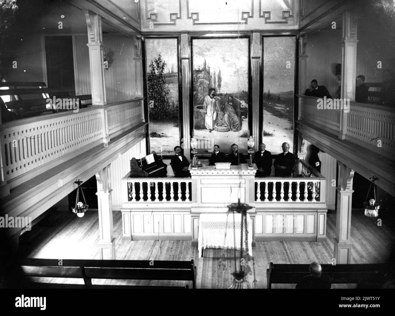 Mission House in Skog. Missionshuset i Skog Stock Photo - Alamy