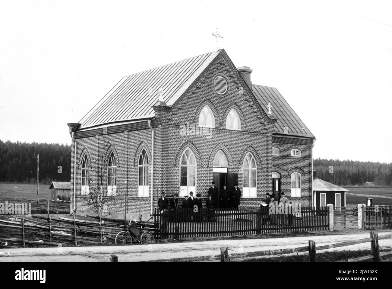 The mission house in Holmsveden built after the fire in 1910 ...