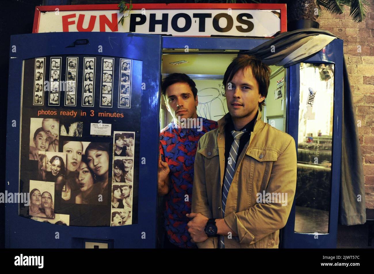 Adelaide alternative rock band members Michael Jeffrey (left) and Keith ...