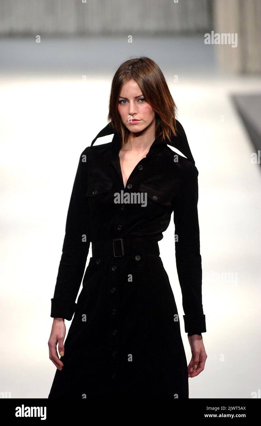 PA PHOTOS/AAP - UK USE ONLY: A model wears a Ty and Melita outfit at ...