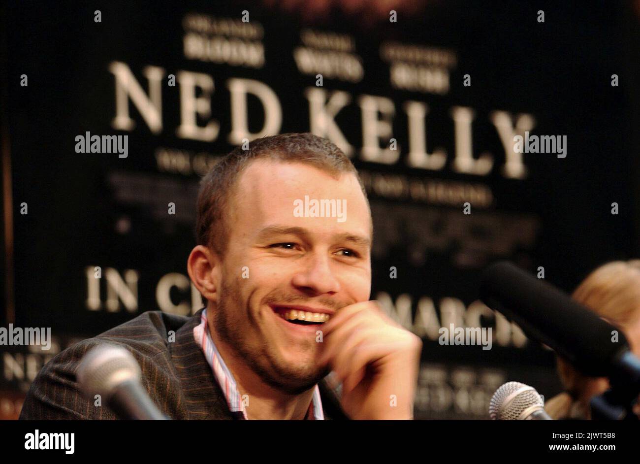 PA PHOTOS / AAP - UK USE ONLY : Australian actor Heath Ledger attends a ...