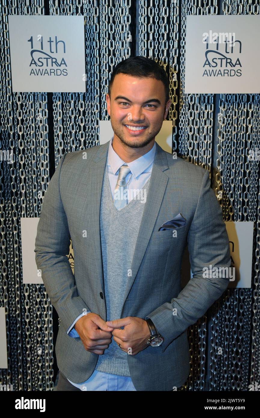 Singer Guy Sebastian on the red carpet for the 11th ASTRA Awards in ...