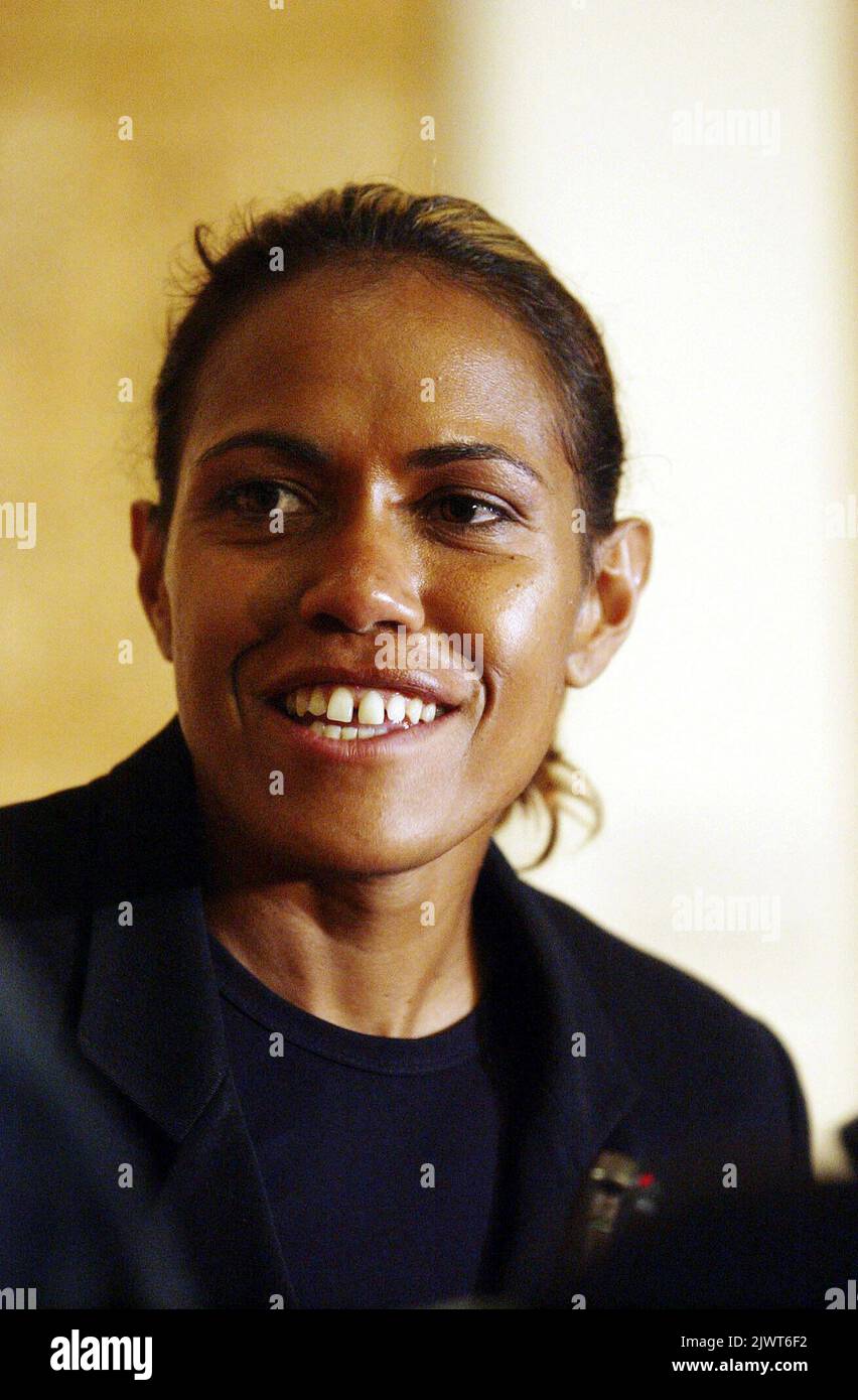 PA PHOTOS / AAP - UK USE ONLY: Olympic sprinter Cathy Freeman became ...