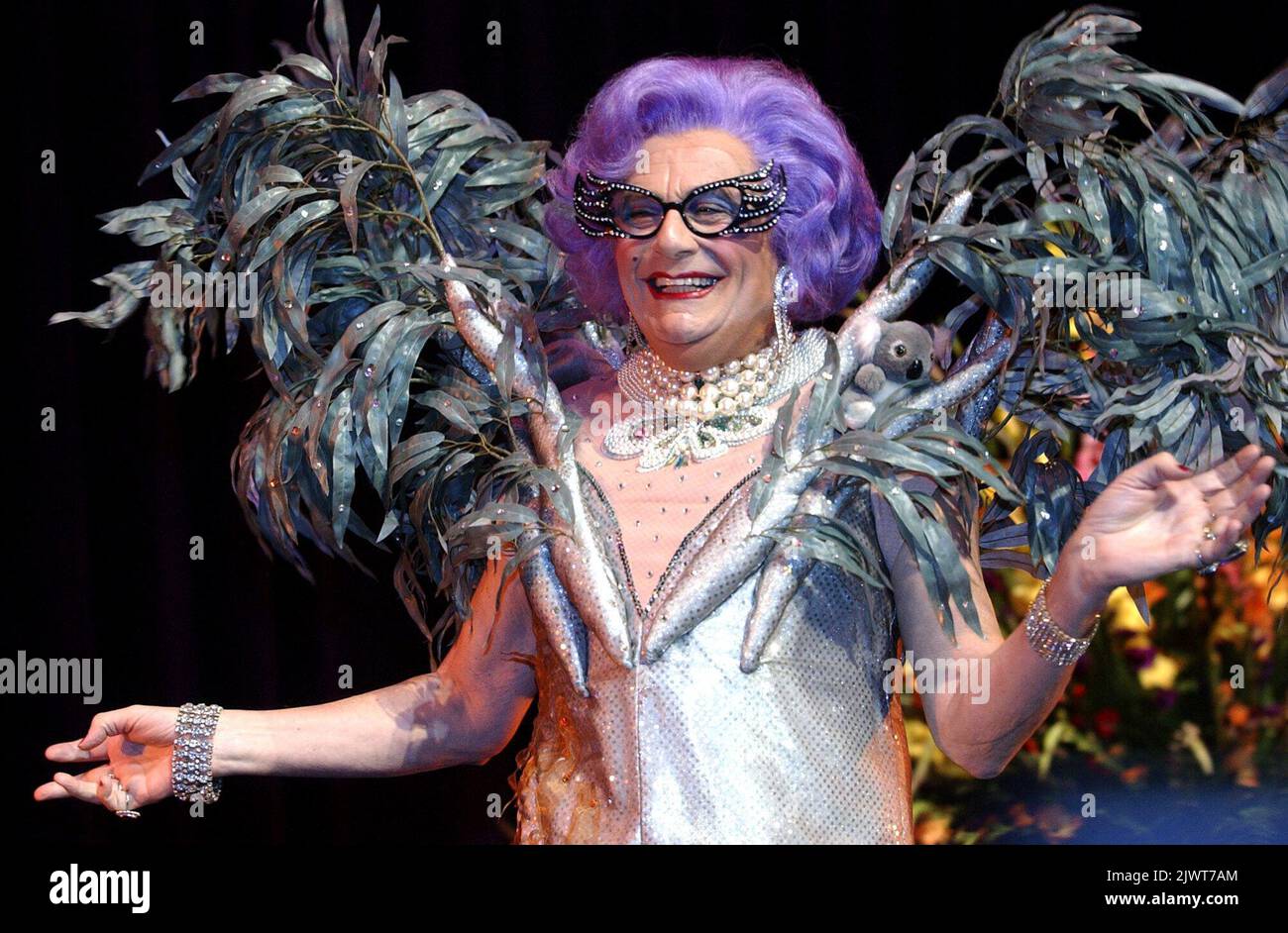 PA PHOTOS / AAP - UK USE ONLY: Dame Edna gives audiences at Melbourne ...
