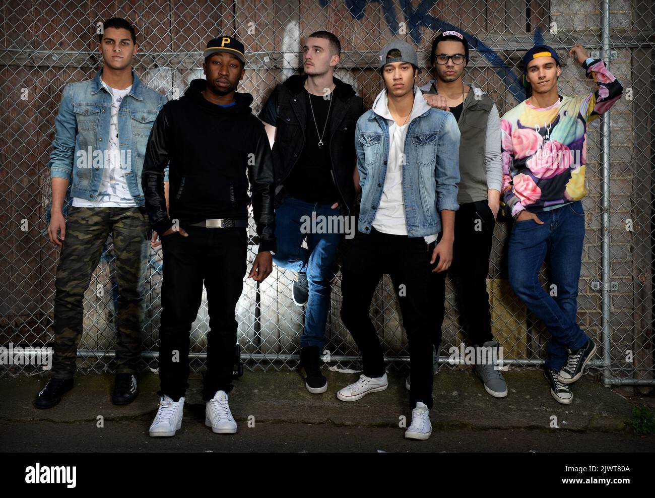 New Zealand group Titanium pose for a photograph in Sydney, Tuesday ...