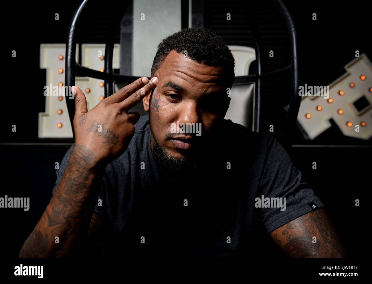 American rap artist The Game poses for a photograph in Sydney, Tuesday ...