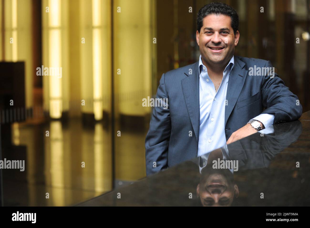 Viagogo founder Eric Baker poses for a portrait in Sydney, Tuesday, Sep ...