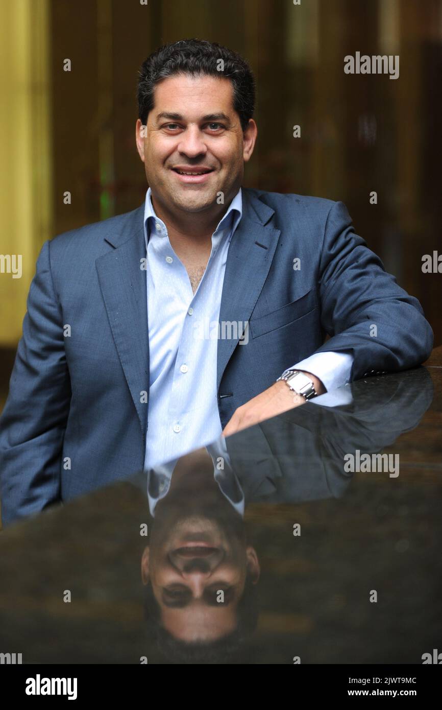 Viagogo founder Eric Baker poses for a portrait in Sydney, Tuesday, Sep. 17, 2013. (AAP Image ...