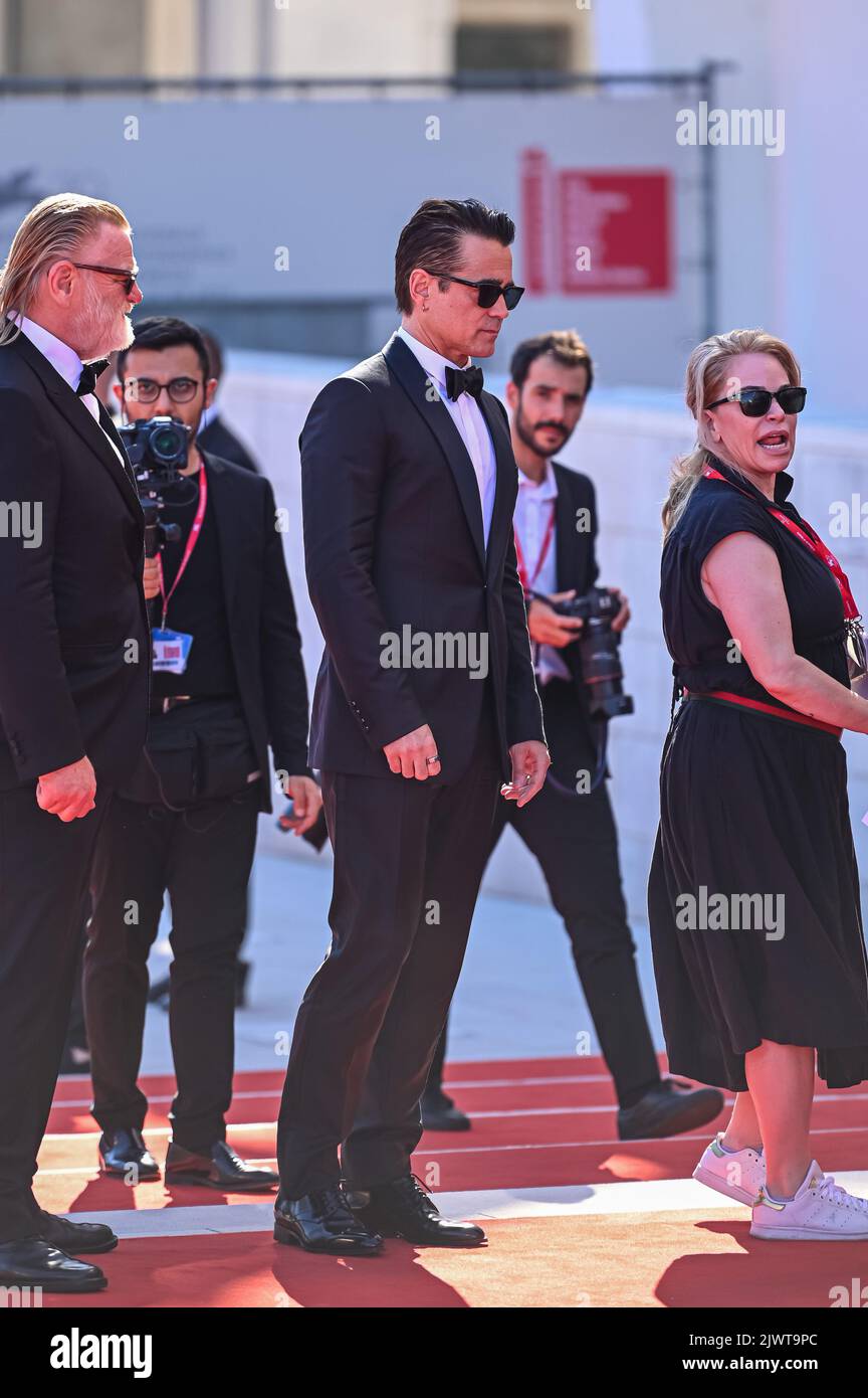 Colin Farrell attends "The Banshees Of Inisherin" red carpet at the ...