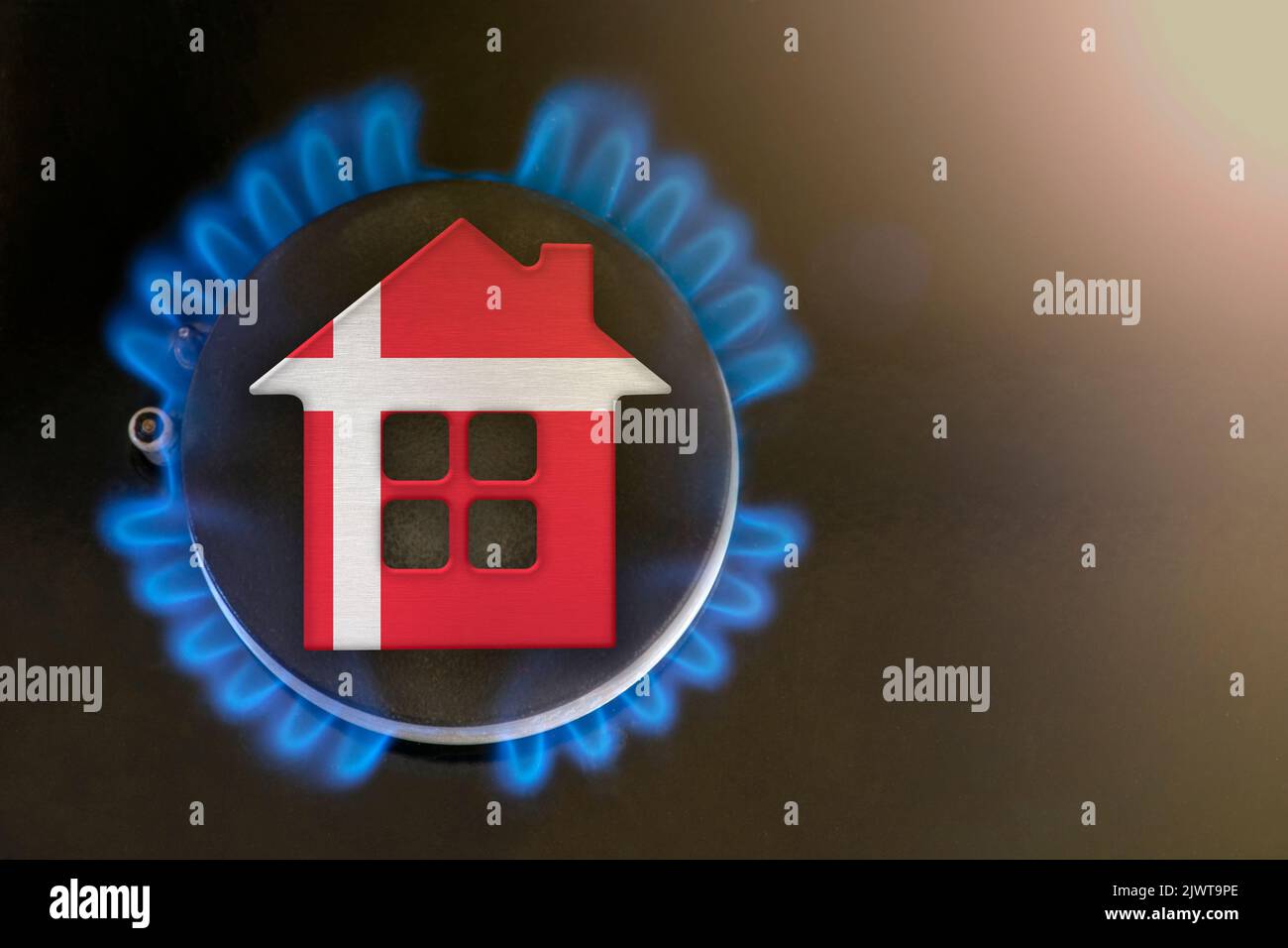 gas crisis. Rising utility costs in Denmark. Energy crisis, export ...