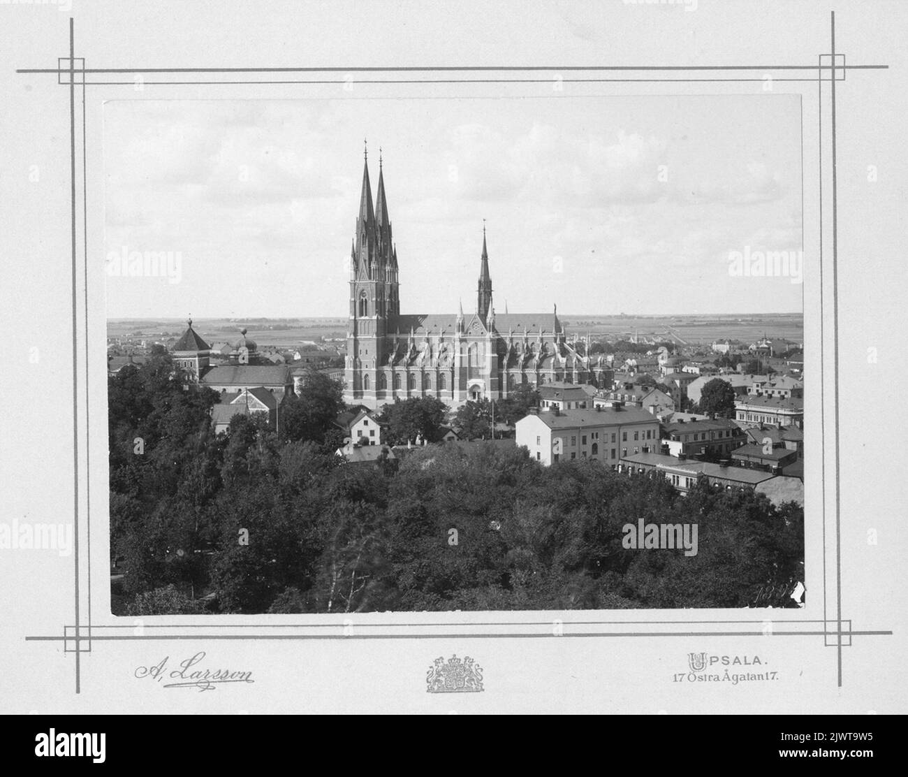 Uppsala Cathedral. Uppsala domkyrka Stock Photo - Alamy