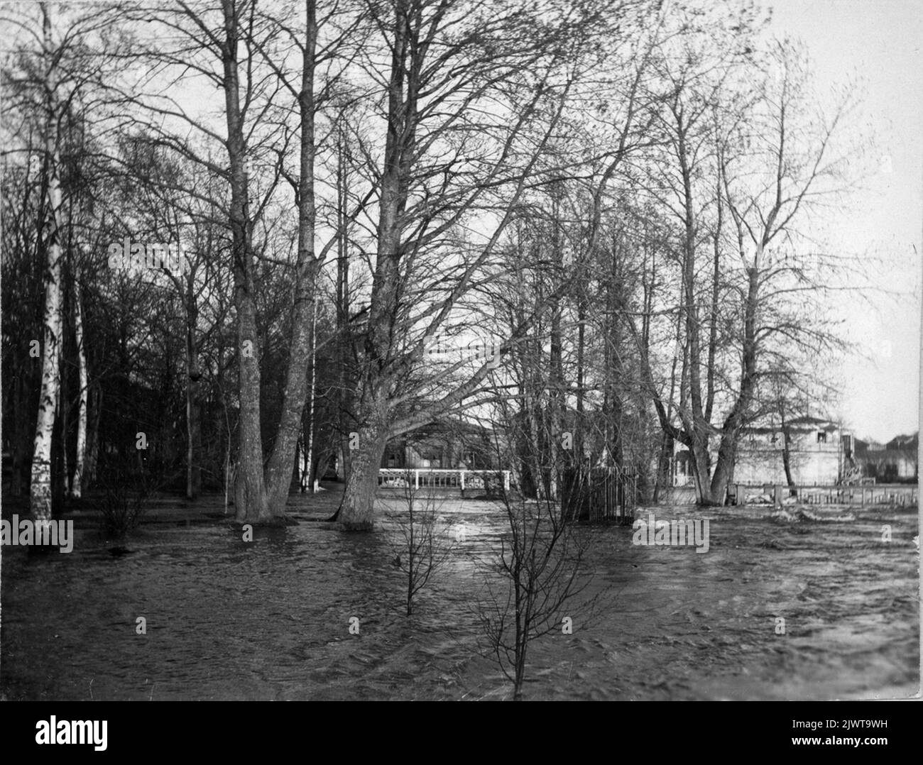 Gavleån, the bathhouse Najaden. Gavleån, badhuset Najaden Stock Photo ...