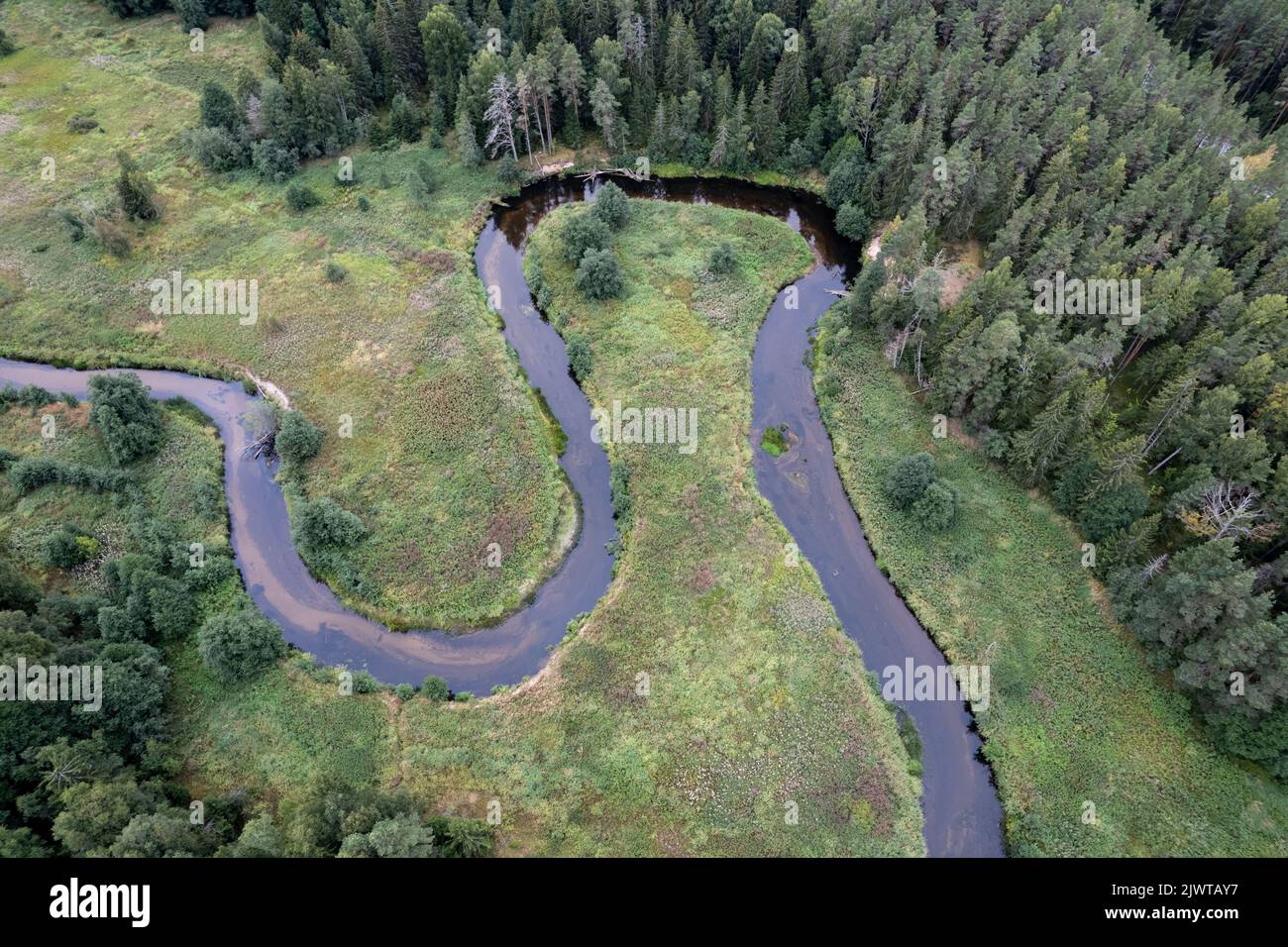 Meandering river hi-res stock photography and images - Alamy