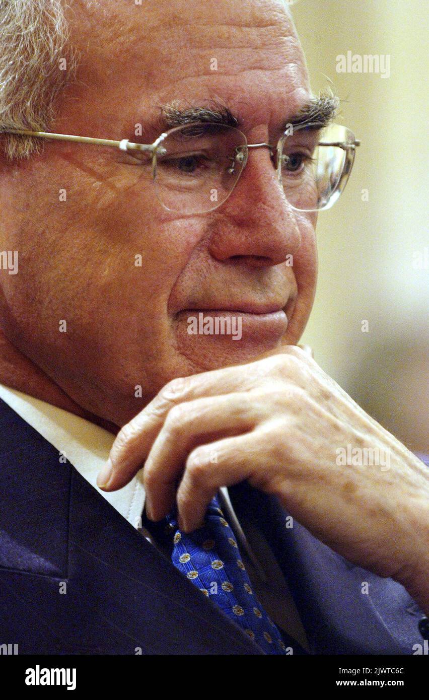 Australian Prime Minister John Howard at the launch of the Australian ...